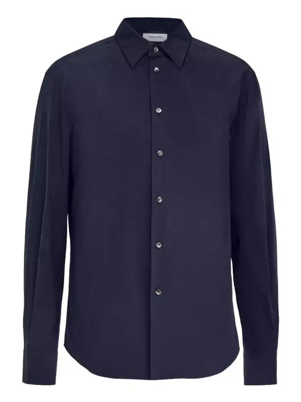 FERRAGAMO Slim Fit Shirt - Blue