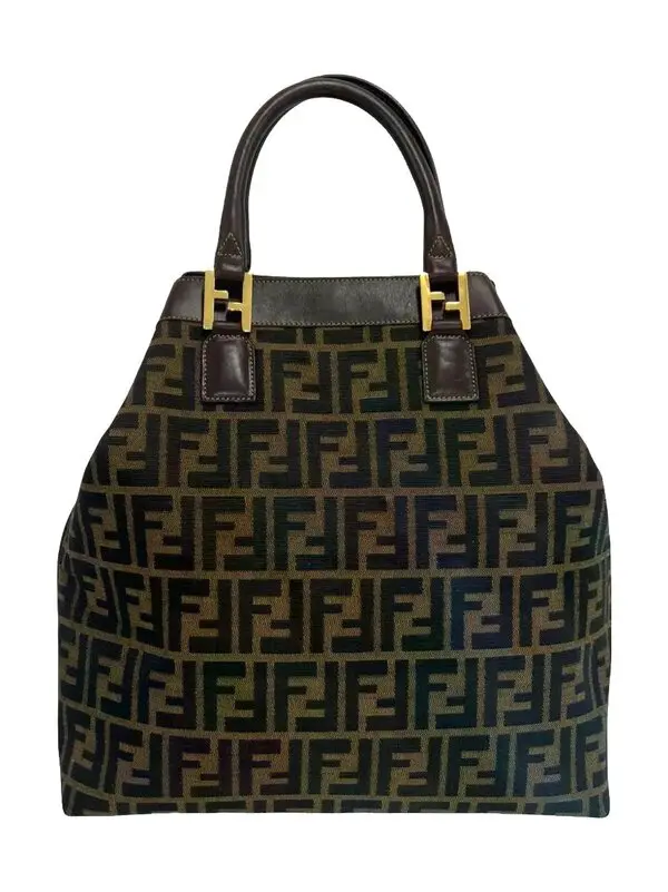 Fendi 20th Century Zucca Canvas Tote Bag - Brown