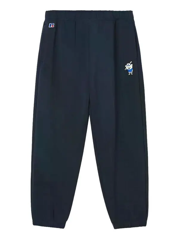 CHOCOOLATE Graphic-patch Track Pants - Blue