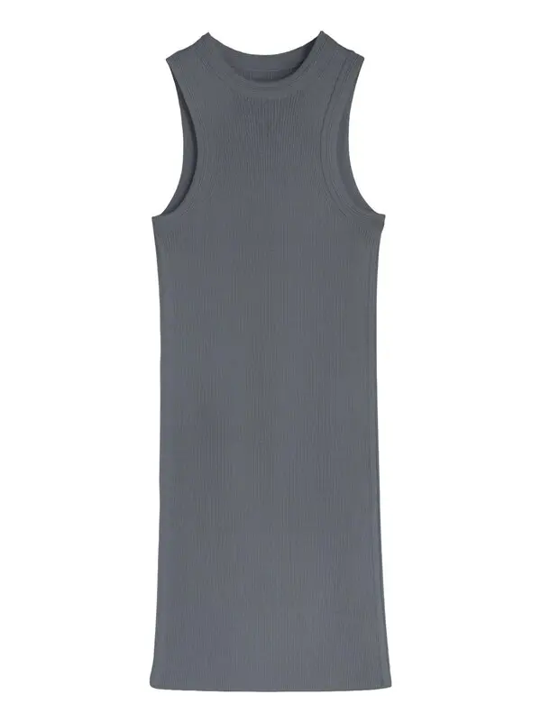 Phoebe Philo Fine-ribbed Tank Top - Silvergrey