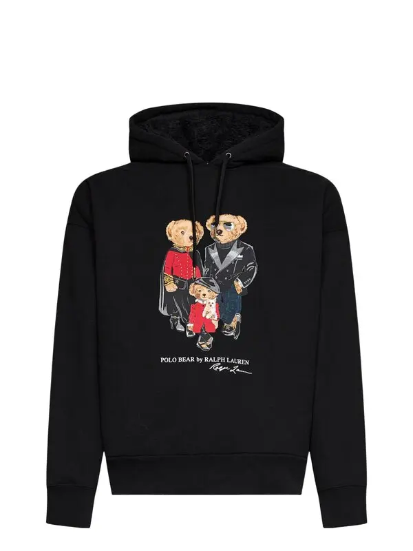 Polo Ralph Lauren Polo Bear Graphic Hoodie - Black