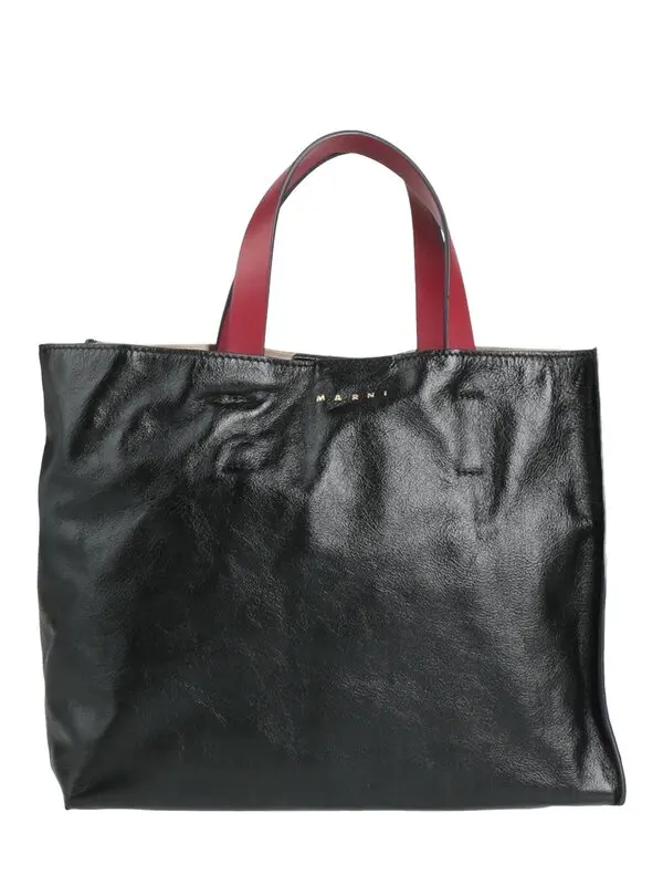 Marni Large Color-block Handbag - Black