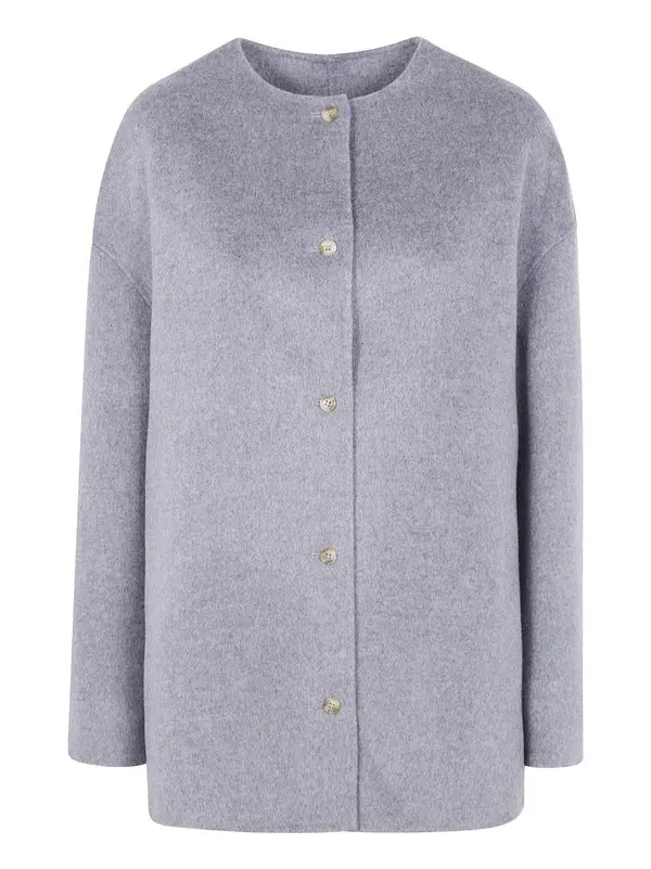 Loulou De Saison Single-breasted Coat - Grey