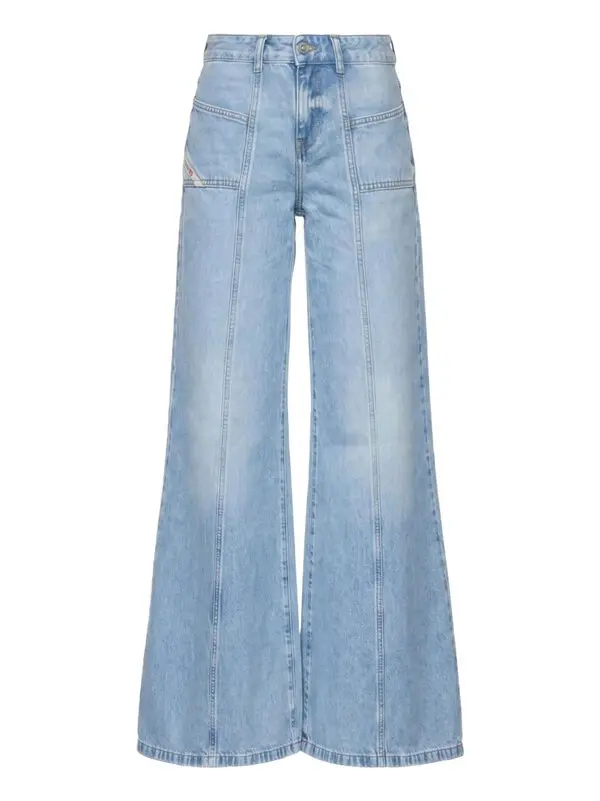 DIESEL® Slim Flare Denim Trousers - Blue