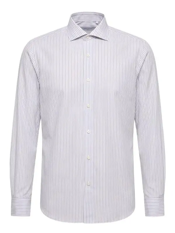 Peserico Striped Long Sleeved Shirt - No