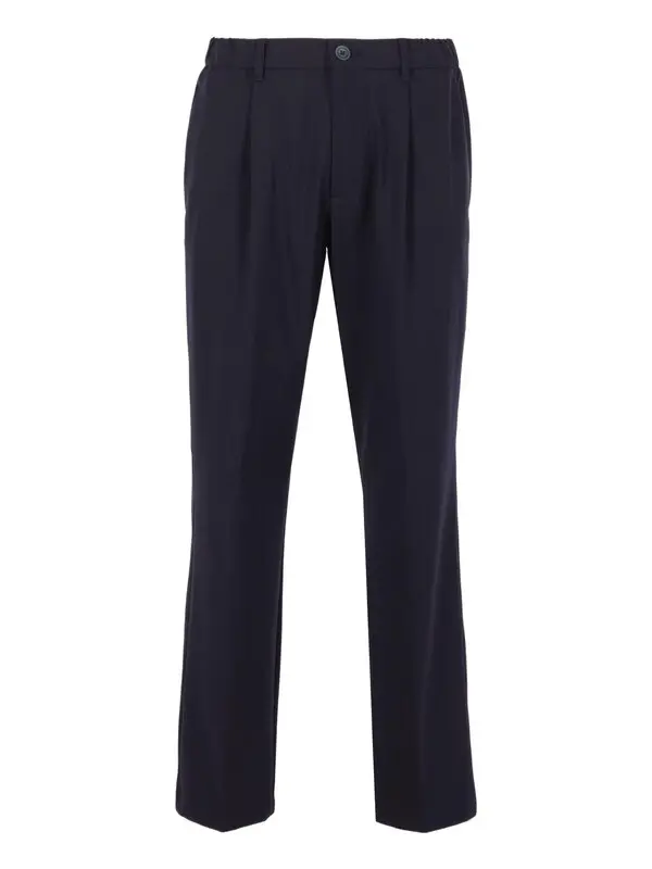 Herno Logo Casual Pants - Black