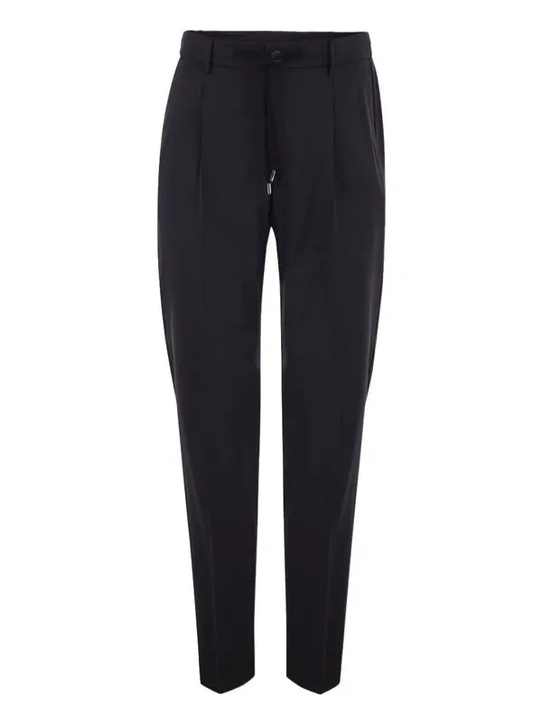 Peserico Drawstring Casual Pants - Blue