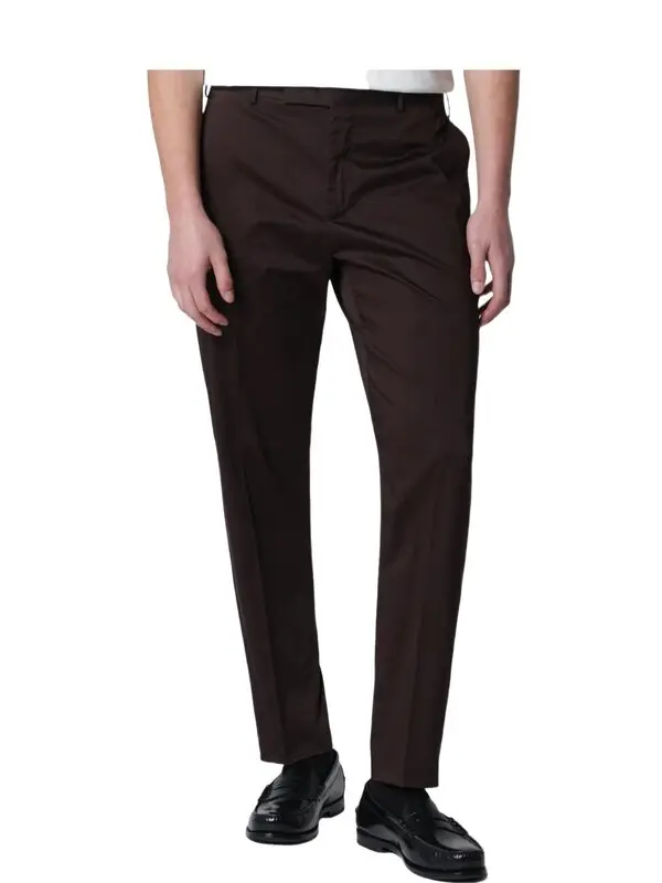 PT TORINO Casual Trousers With Belt Loops - Brown