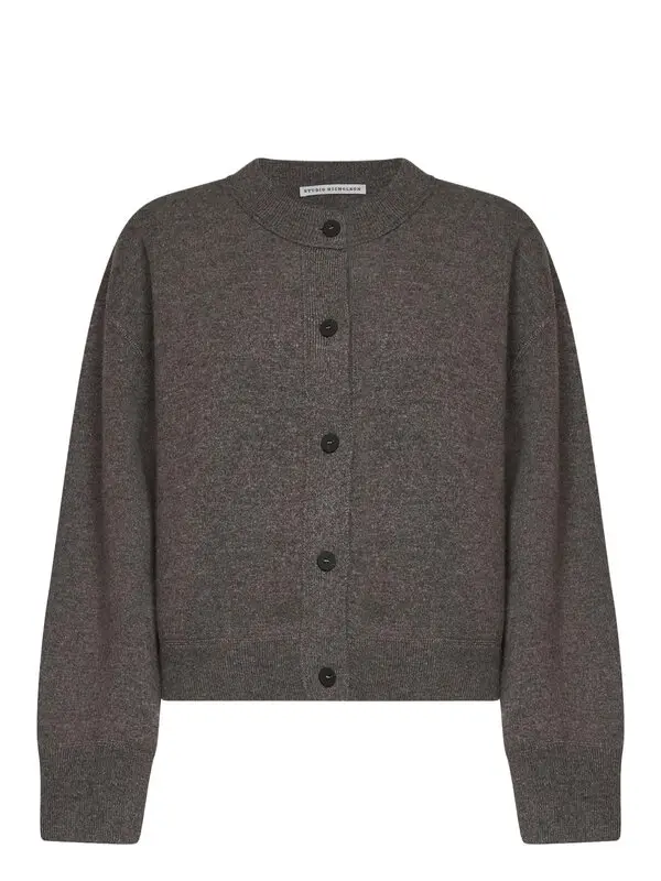 Studio Nicholson Arvine Cropped Cardigan - No