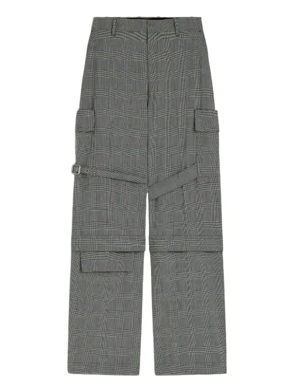 Phoebe Philo Wool Zip-up Overalls - Charcoal