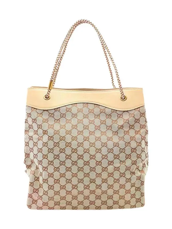 Gucci 2000-2015 Gg Canvas Gifford Tote Bag - Neutrals