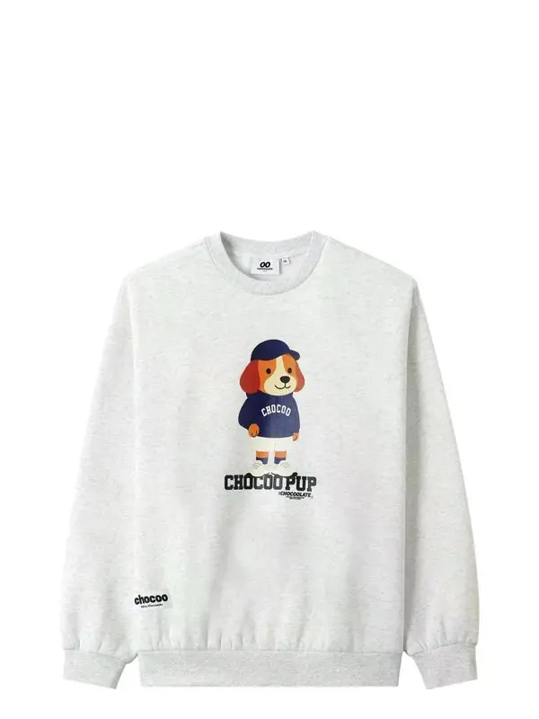 CHOCOOLATE Graphic-print Sweatshirt - Grey