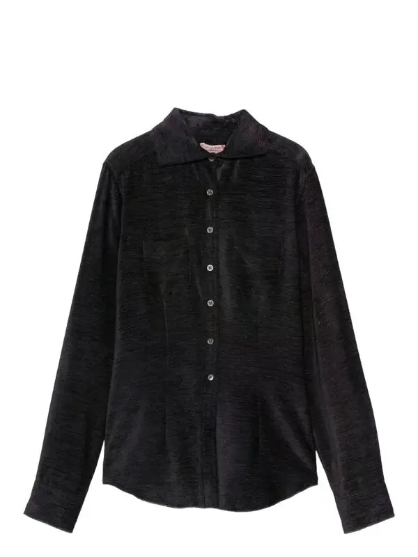 ROMEO GIGLI 1997-1998 Chest-pocket Shirt - Black
