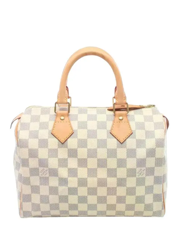LOUIS VUITTON 2010 25 Speedy Damier Azur Handbag - Neutrals