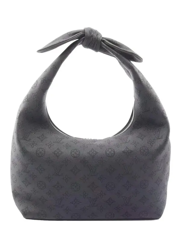 LOUIS VUITTON 2010s Mahina Why Not Shoulder Bag - Black