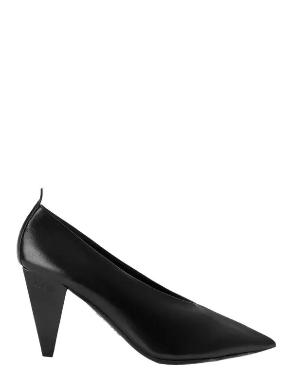 Loewe Pointed Cone-heel Pumps - Black