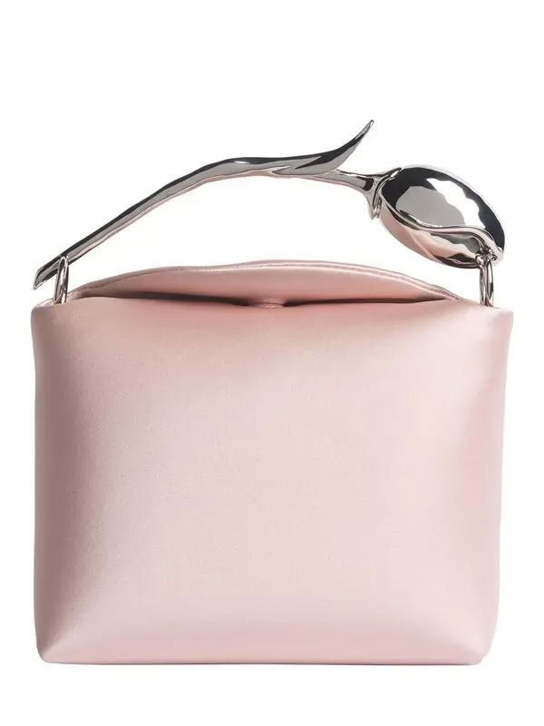 Erdem Mini Satin Bloom Top-handle Bag - Pink