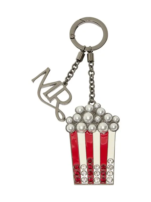 Marina Rinaldi Faux Pearl Keyring - Red