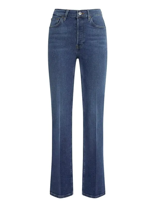 RE-DONE 70s High-rise Bootcut Jeans - Blue