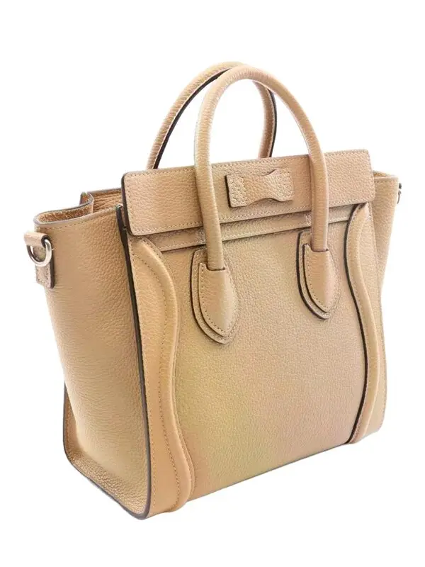 Celine 2010s Nano Luggage Handbag - Neutrals