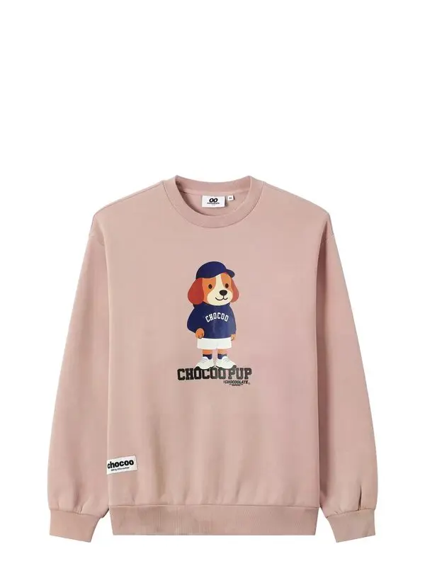 CHOCOOLATE Graphic-print Sweatshirt - Pink