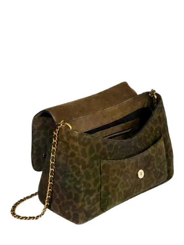 Jérôme Dreyfuss M Lulu Leopard-print Shoulder Bag - Brown