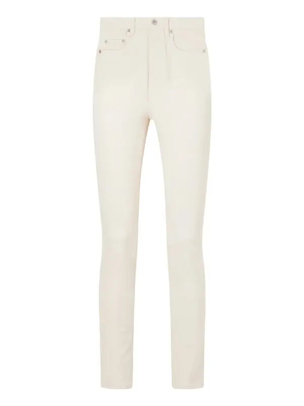 Jacquemus High-rise Skinny-leg Jeans - Neutrals