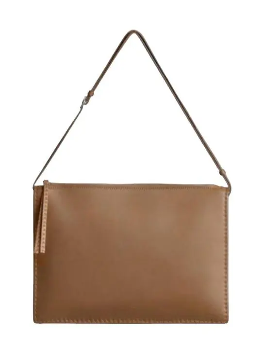 Phoebe Philo Flap Shoulder Bag - Caramel