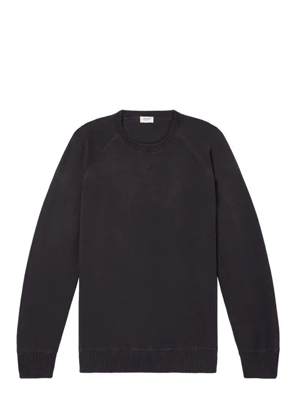 GHIAIA Cotton Sweater - Blue