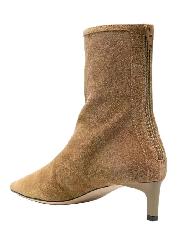 Dear Frances Topo Heeled Boots - Brown