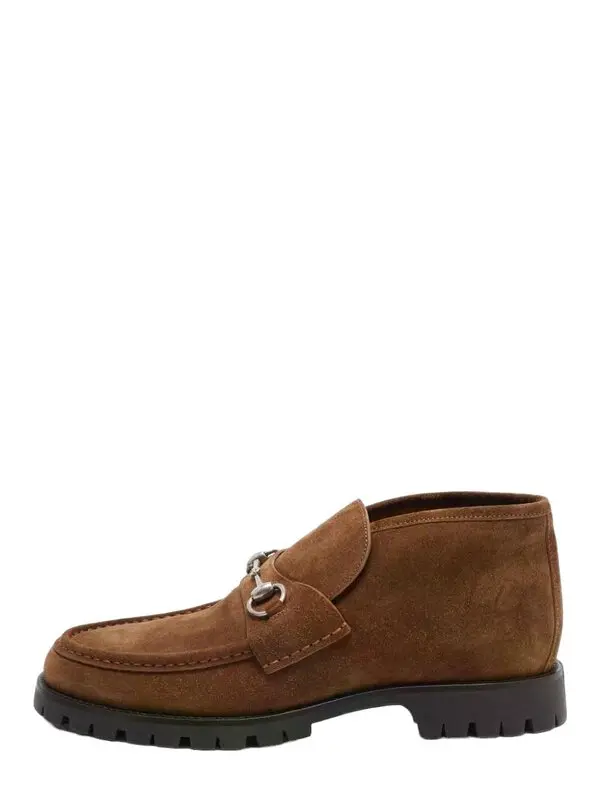 Gucci Horsebit Sylke Ankle Boots - Brown