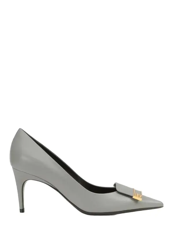 SERGIO ROSSI Evolv Pointed-toe Pumps - Grey