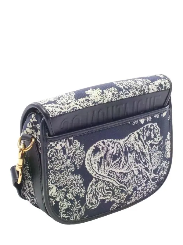 Dior 2010s Bobby Toile De Jouy Shoulder Bag - Blue
