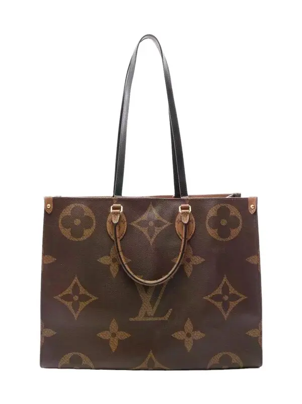 LOUIS VUITTON 2020 Gm On-the-go Monogram Shoulder Bag - Brown