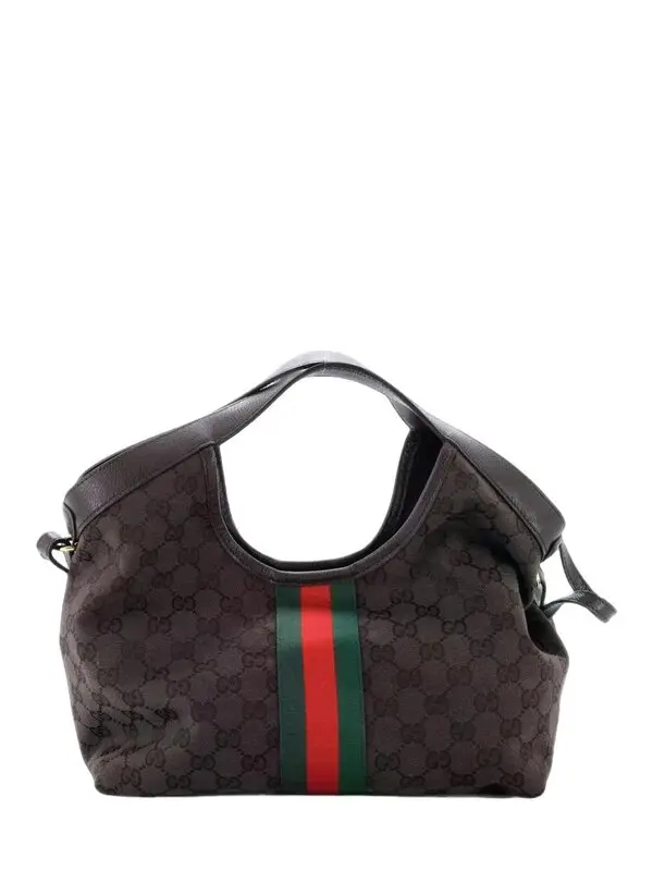 Gucci Giglio Gg Canvas Small Tote Bag - Brown