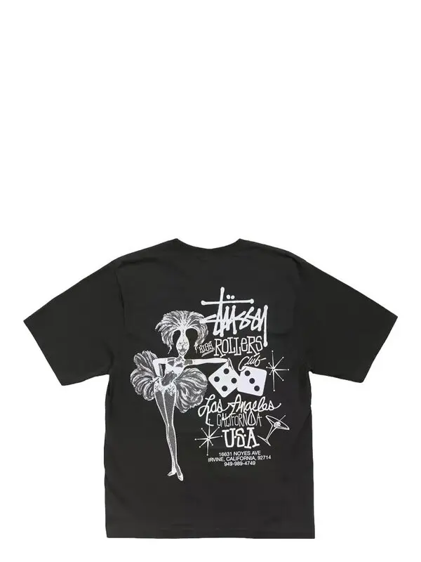 StÜssy High Rollers Graphic-print T-shirt - Black