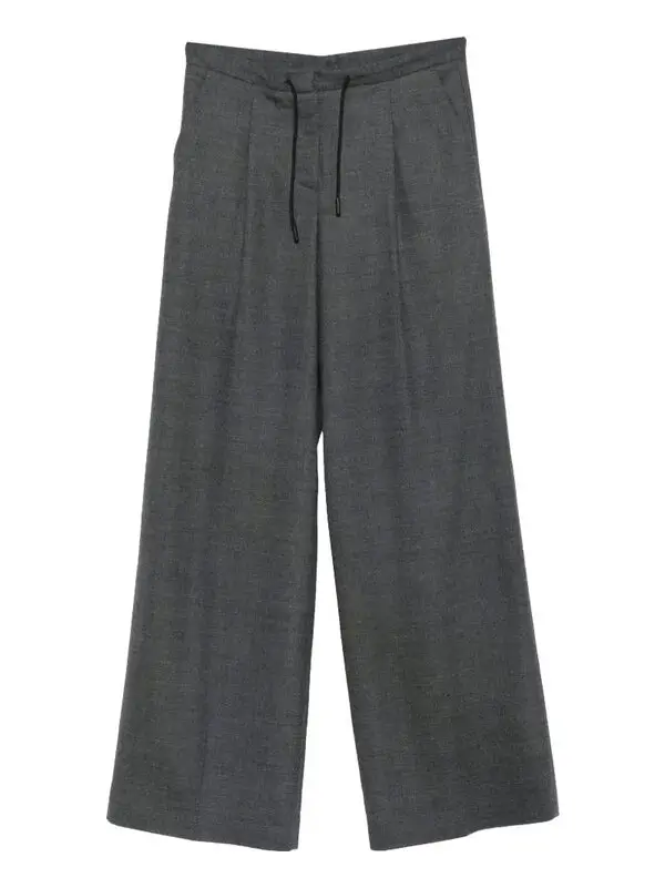 NINE:INTHE:MORNING Eldara Pleated Drawstring Trousers - Grey