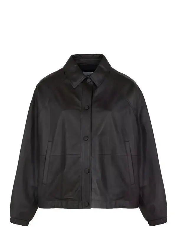 YVES SALOMON Button-down Long-sleeve Jacket - Brown