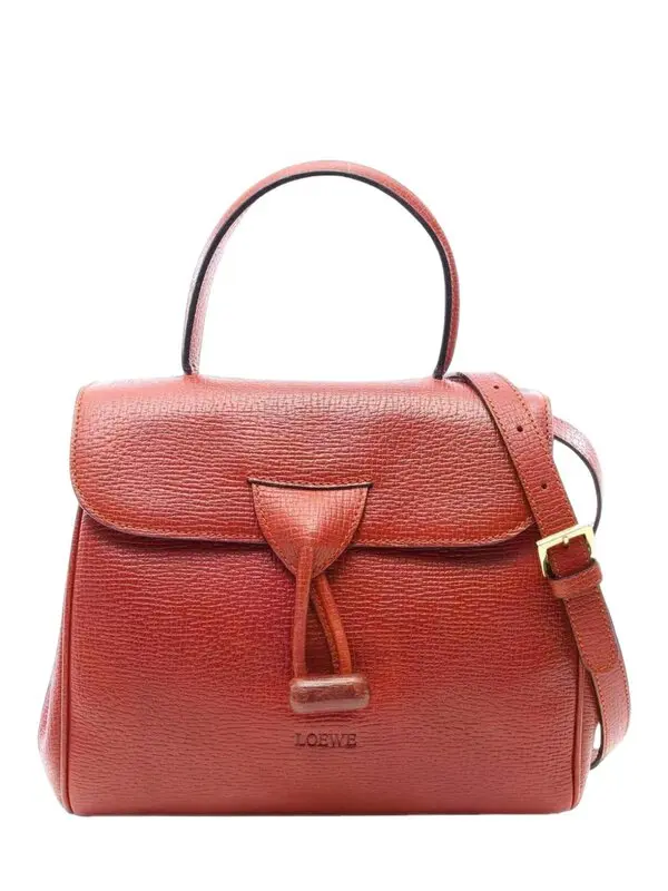 Loewe 2000s Top-handle Shoulder Bag - Red