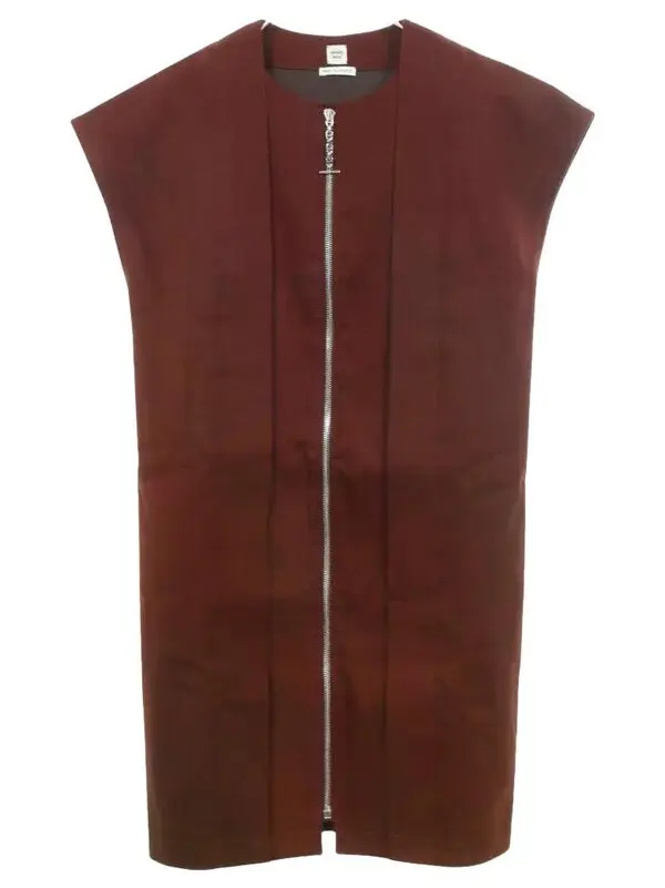 Hermès 2010s Zip-front Dress - Red