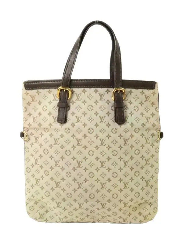 LOUIS VUITTON Mini Monogram Francoise Shoulder Bag - Neutrals