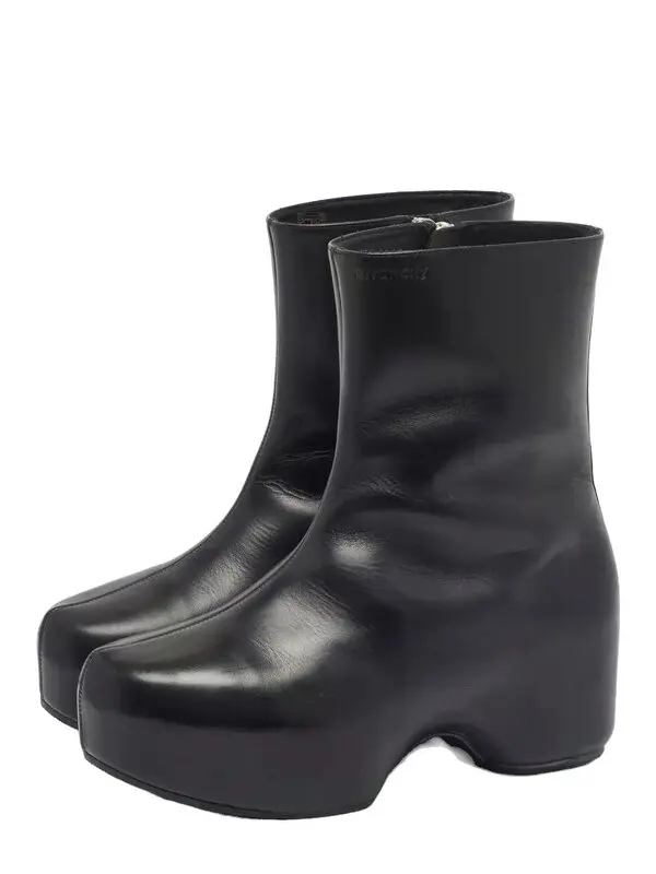 Givenchy G-clog Platform Ankle Boots - Black