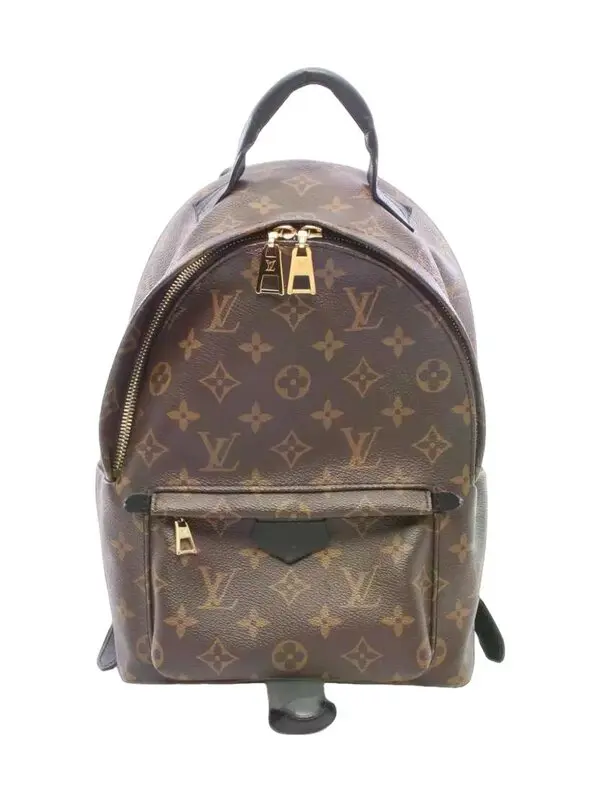 LOUIS VUITTON 2019 Palm Springs Pm Monogram Patterned Backpack - Brown