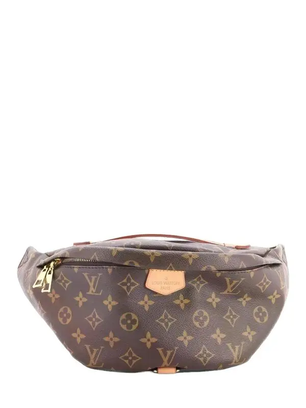 LOUIS VUITTON Bum Bag Monogram Canvas Belt Bag - Brown