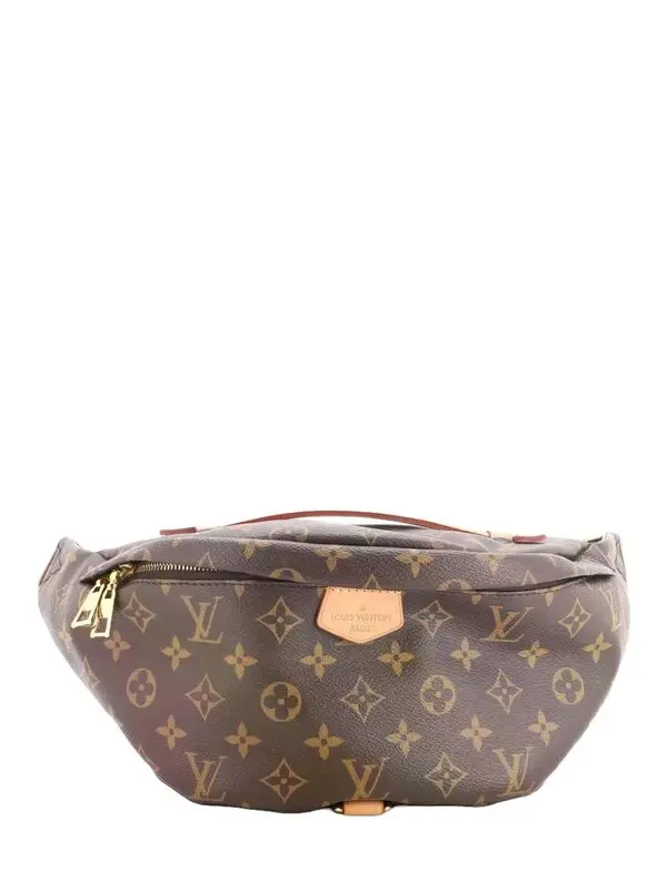 LOUIS VUITTON Bum Bag Monogram Canvas Belt Bag - Brown