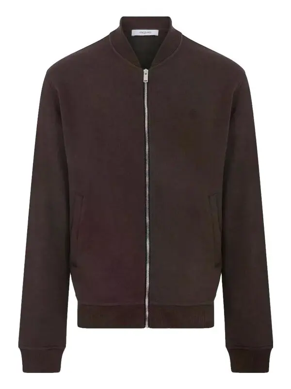 MEGUSTA Logo-embroidered Zipped Jacket - Brown
