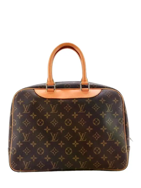 LOUIS VUITTON Deauville Monogram Canvas Handbag - Brown