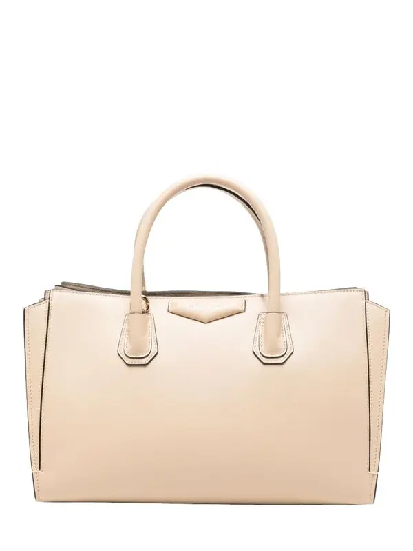 Givenchy Antigona Catchall Small Leather Handbag - Beige