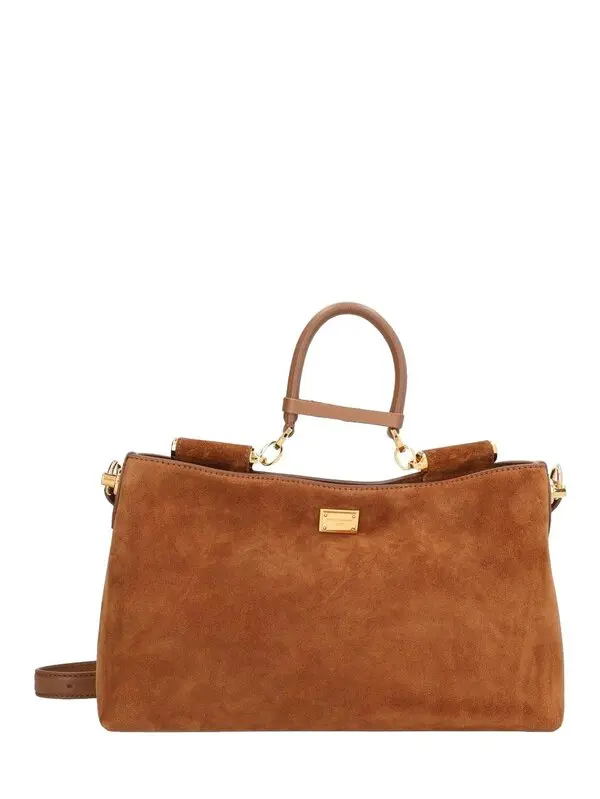 Dolce & Gabbana Vittoria Medium Handbag - Cream