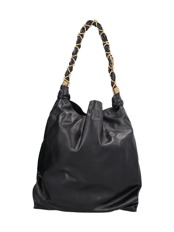 Saint Laurent Medium Amalia Hobo Bag - Black